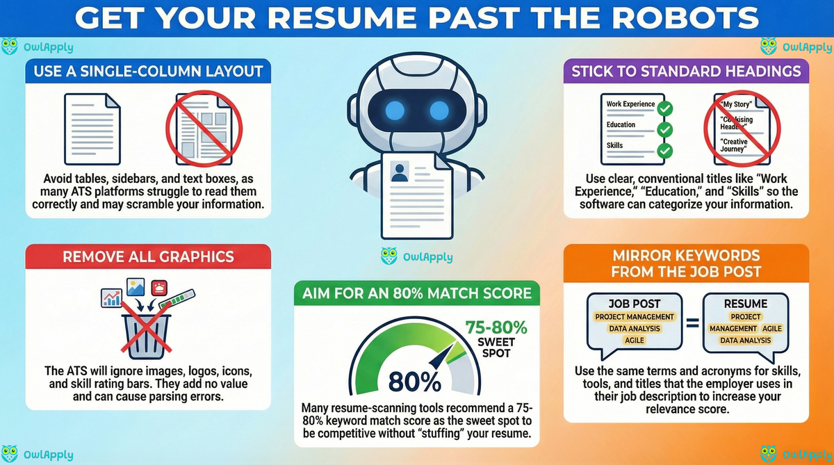 ATS-Friendly Resume Guide (2026): Format, Keywords, Score, and Fixes